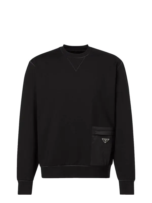 Prada Technical Sweatshirt - Black