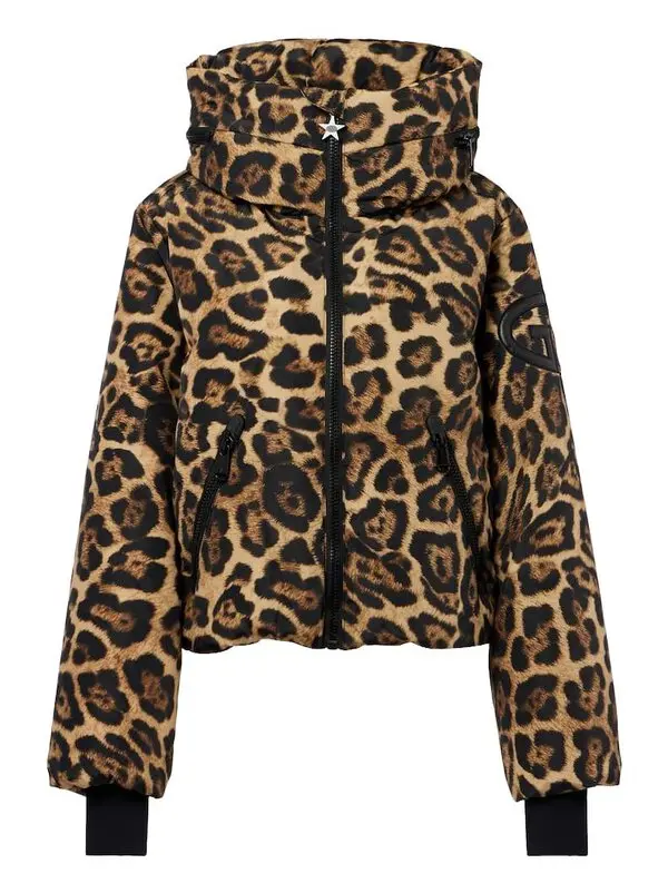 Goldbergh Pantera Leopard-print Down Ski Jacket - Multicoloured