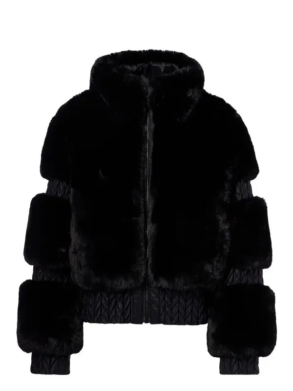 Goldbergh Furry Ski Jacket - Black