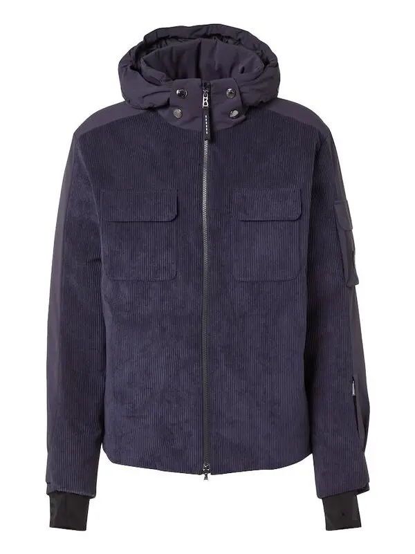 Bogner Cobe Corduroy Down Ski Jacket - Blue