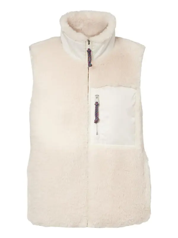 Tory Burch Zip-up Vest - White