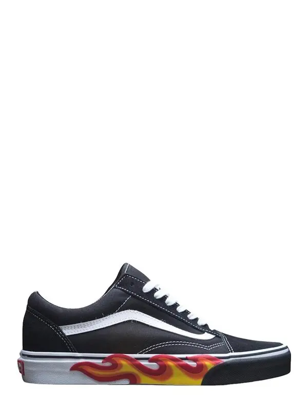 VANS Old Skool Flame Cut Outin Sneakers - Black/true White
