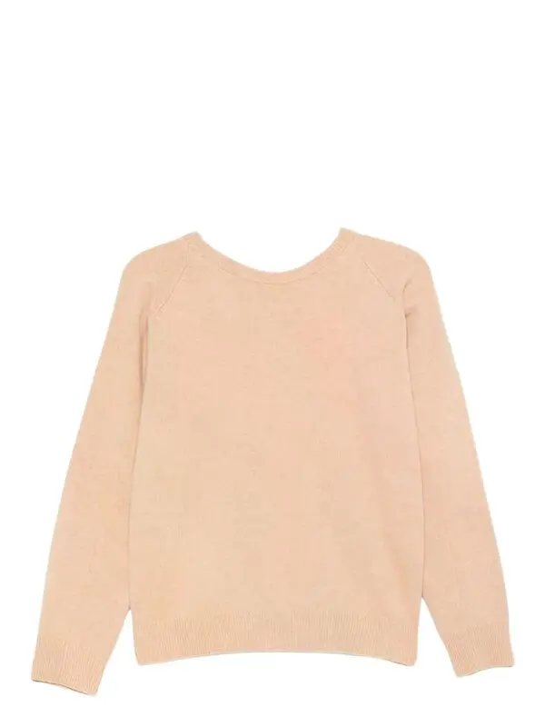 MAISON MARGIELA Round-neck Fine Knit Sweater - Neutrals