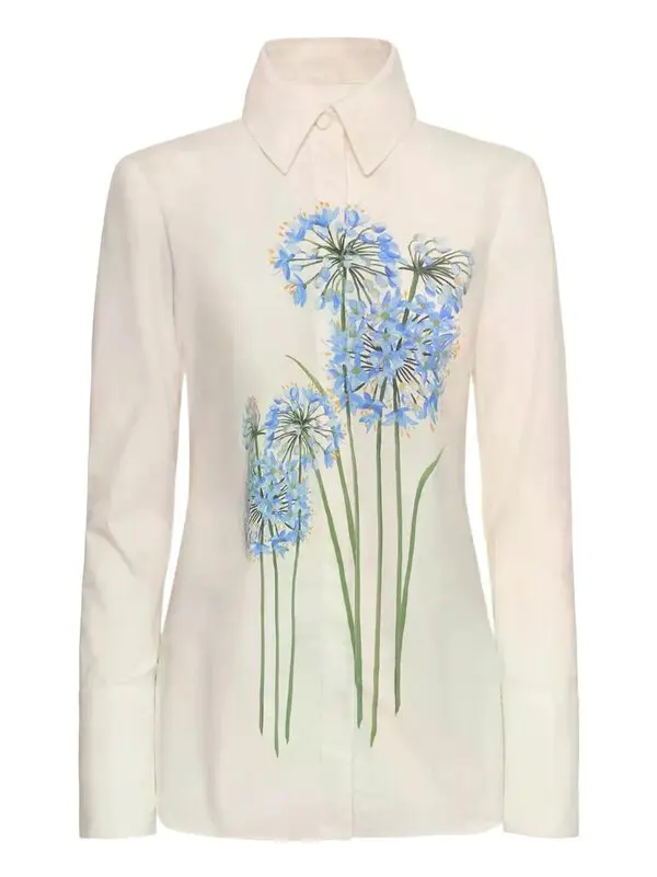 Oscar De La Renta Allium Shirt - White
