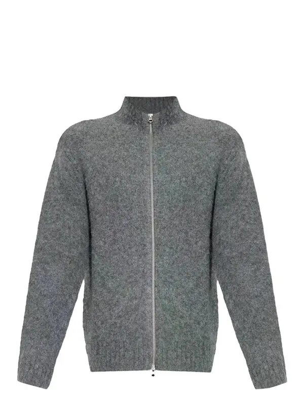 SAMSOE SAMSOE Sajean Zip Cardigan - Grey