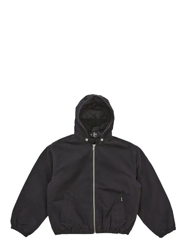 Supreme Faux Sherling Lined Bomber Jacket - Black