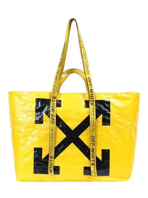 Off-White Arrows Tote Bag - Yellow Black