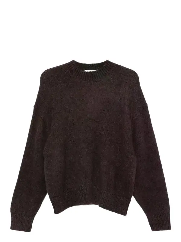 Studio Nicholson Crew-neck Knitted Sweater - Brown