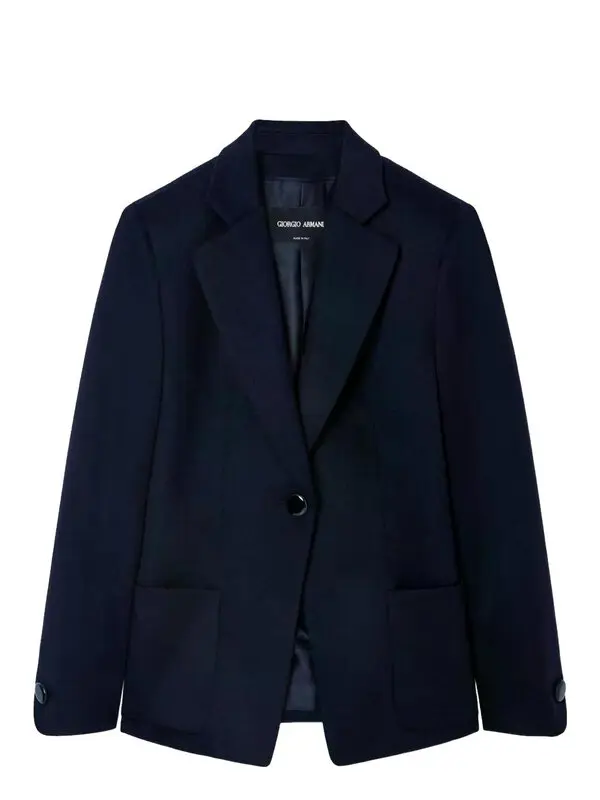 Giorgio Armani Single-breasted Blazer - Blue