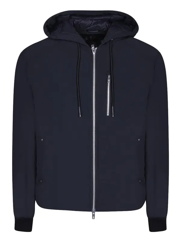 Moose Knuckles Hooded Jacket - Black
