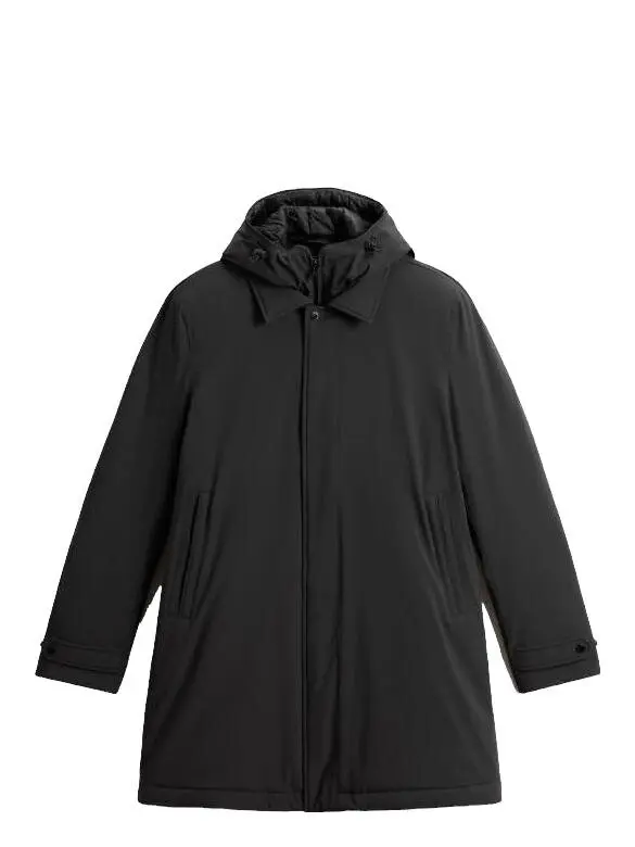 Woolrich Waterproof Stretch Nylon Coat - Black