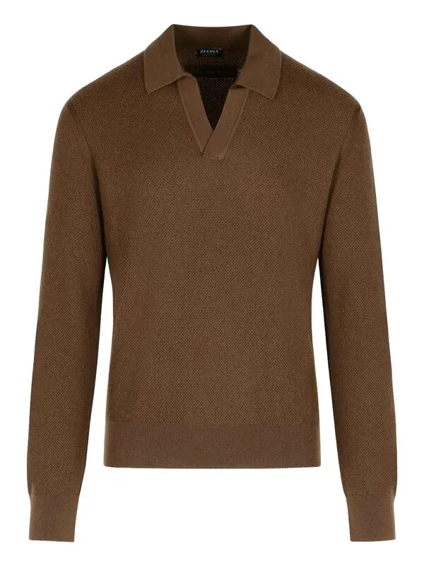 Zegna Oasis' Cashmere Sweater - Brown