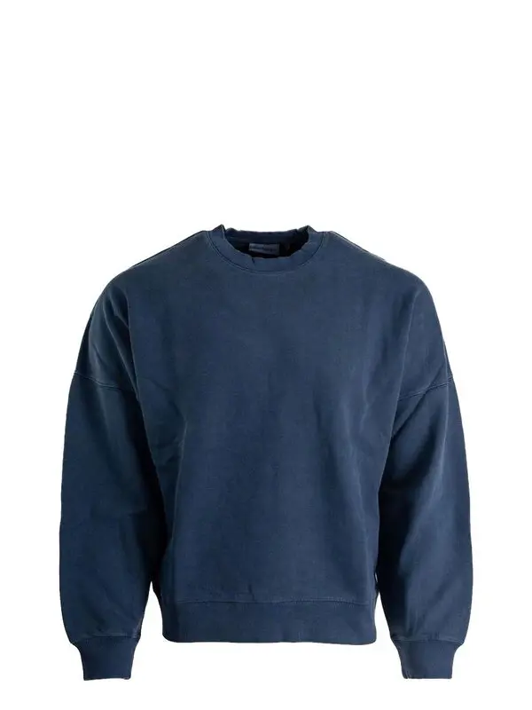 Carhartt Work In Progress Rear Logo Crewneck Sweatshirt - Blue