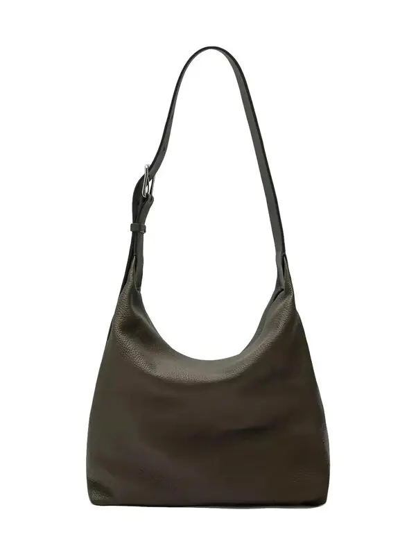 THE ROW Large Isa Shoulder Bag - Brown