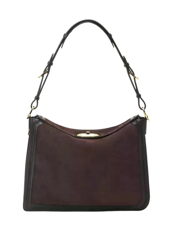 LANVIN Suede Shoulder Bag - Brown