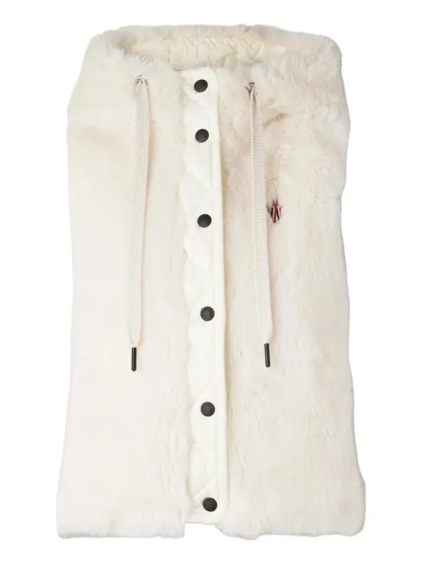 Moncler Arve Hooded Vest - Cream