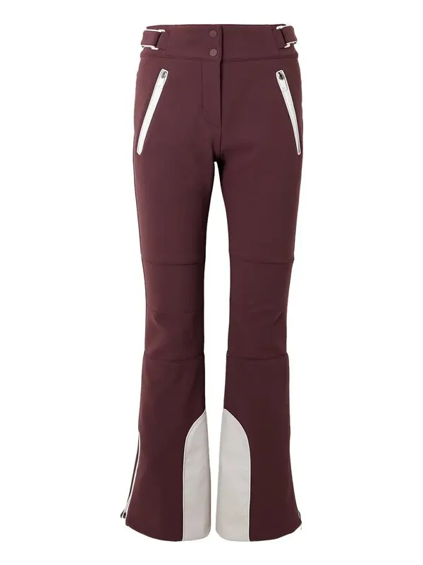 Brunello Cucinelli Bootcut Stretch-shell Ski Pants - Burgundy