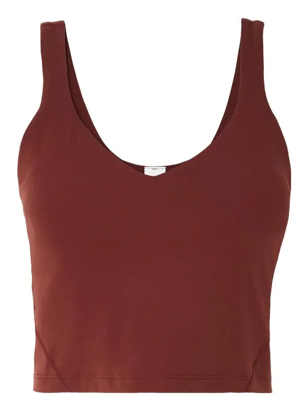 Lululemon Align Nulu Cropped Tank - Burgundy