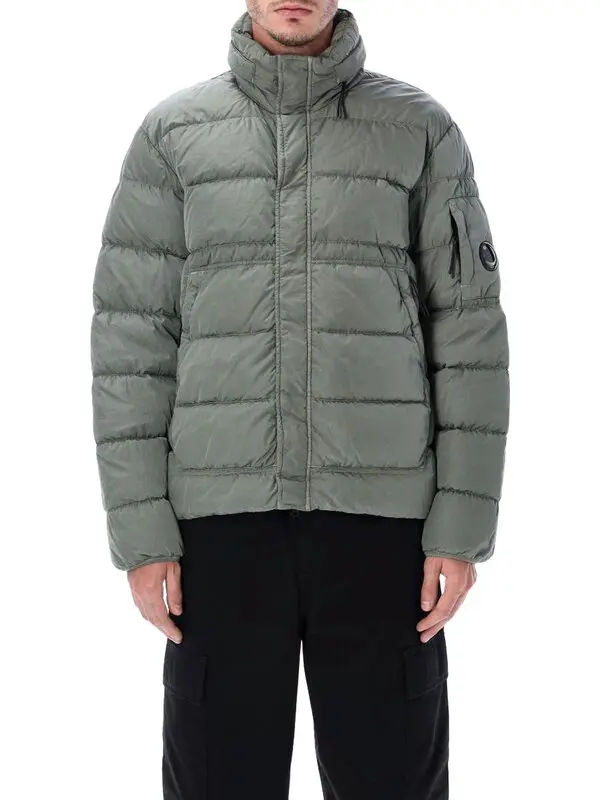 C.P. COMPANY Chrome-r Recycled Down Jacket - Grey