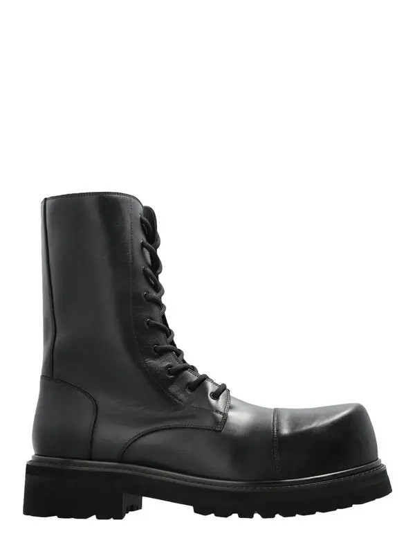 Vetements Stomp Combat Boots - Black