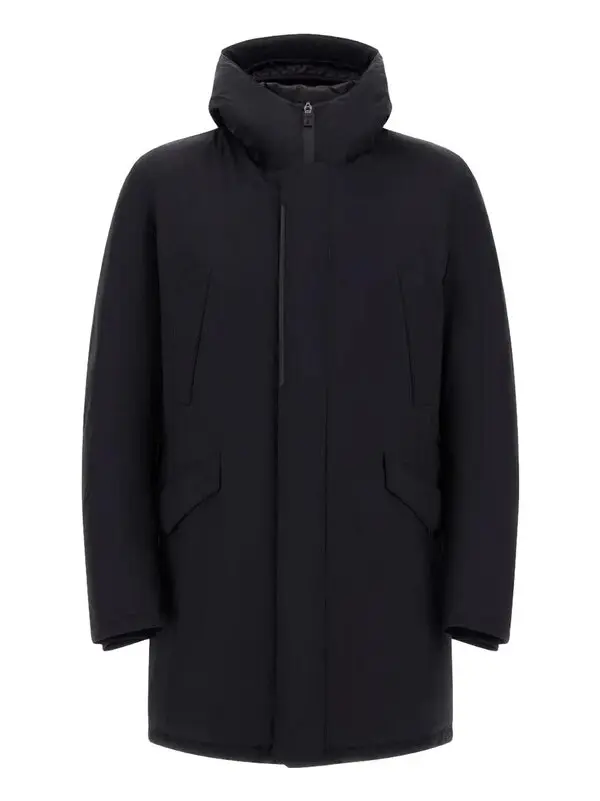 Herno Hooded Down Parka Jacket - Black