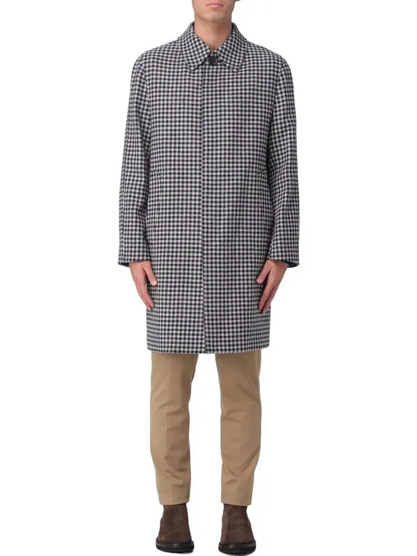 MANUEL RITZ Checked Overcoat - Multicolor