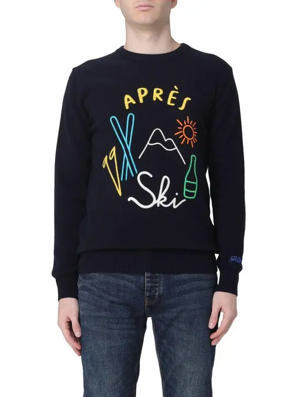 MC2 SAINT BARTH Crew Neck Sweater - Blue