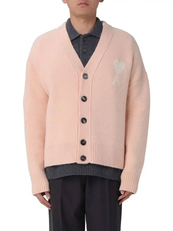 Ami Crew Neck Sweater - Pink
