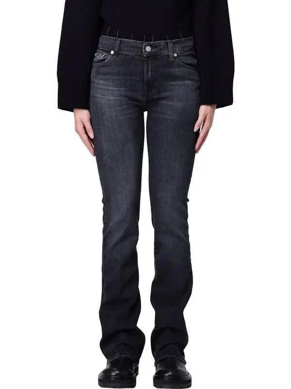 7 For All Mankind Slim Fit Jeans - Black