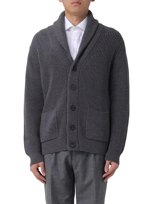 DRUMOHR Shawl Collar Sweater - Grey