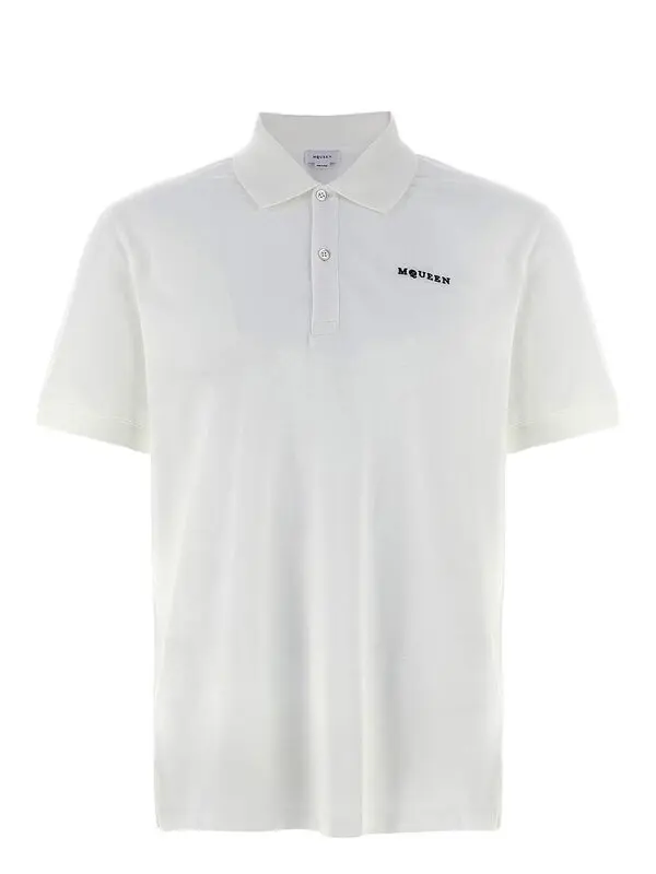 Alexander McQueen Polo Shirt - White