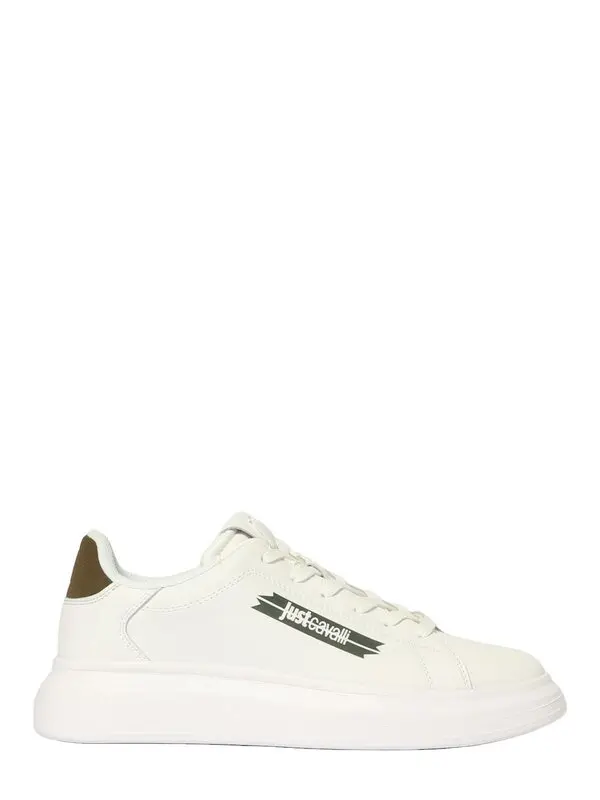 Just Cavalli Lace Up Sneakers - White
