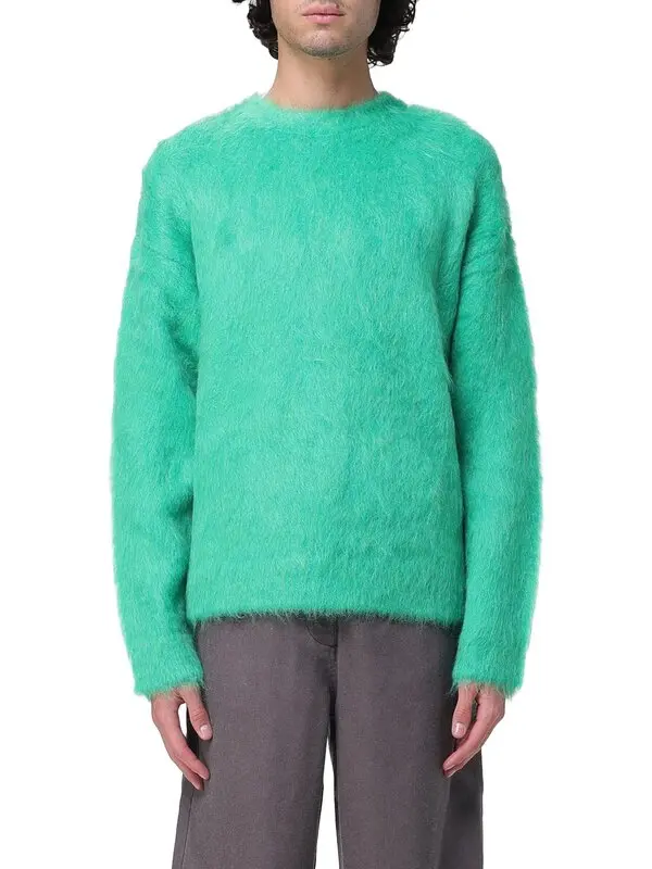 Sunnei Oversized Mohair Blend Sweater - Green
