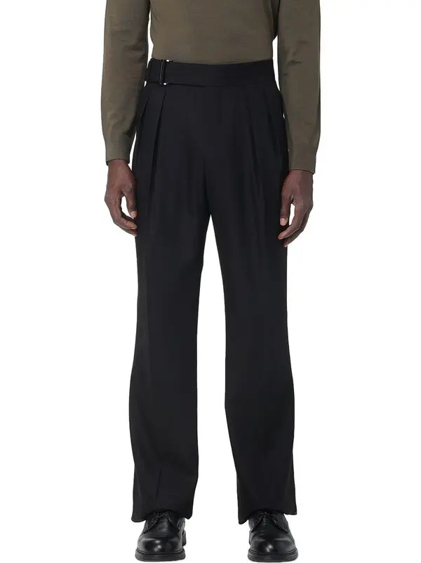 Paul Smith Wide Leg Trousers - Black