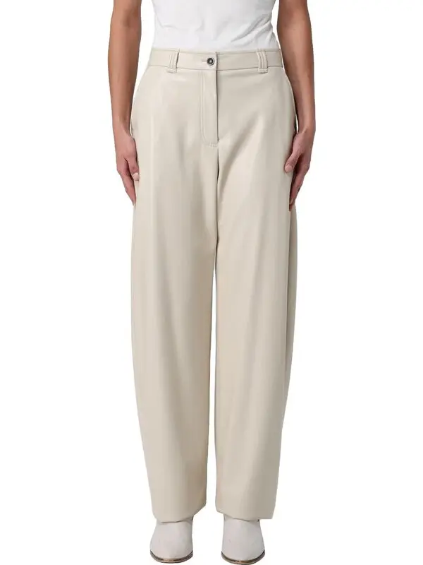 Pinko Wide Leg Trousers - Beige