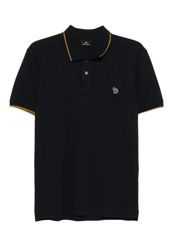 Paul Smith Polo Zeb Badge - Blue