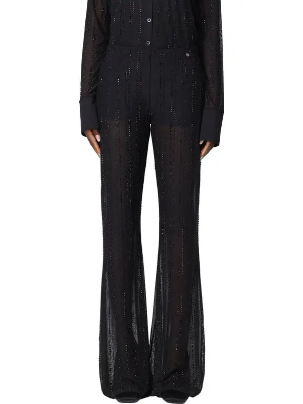 Liu Jo Wide Leg Trousers - Black