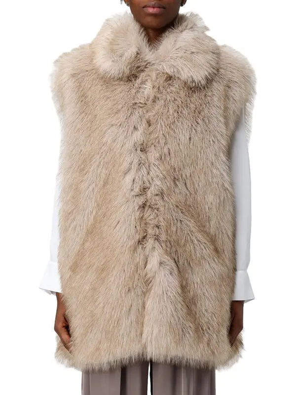 Liu Jo Fur Coat - Honey