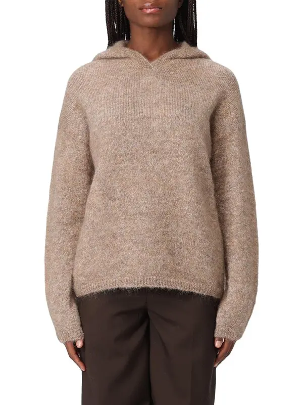 Max Mara Hooded Sweatshirt - Beige