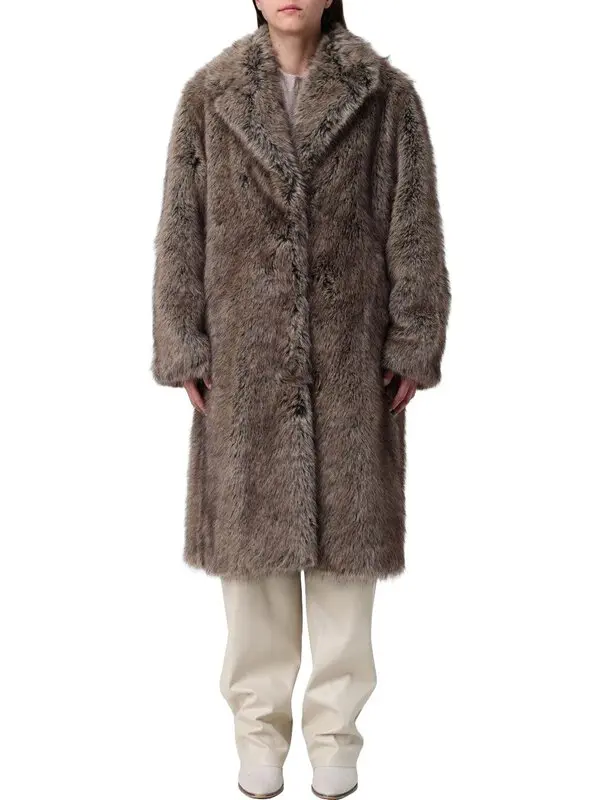 Liu Jo Fur Coat - Brown