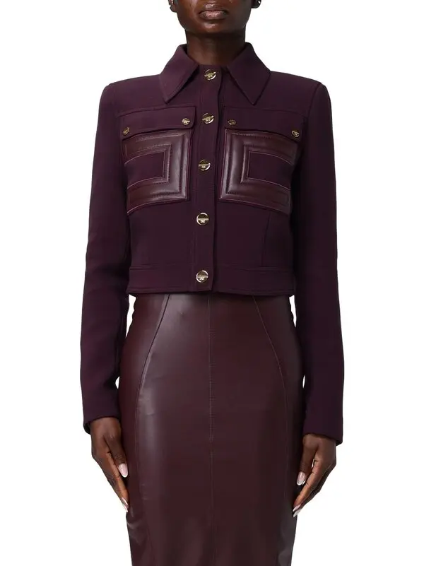 Elisabetta Franchi Jacket - Wine