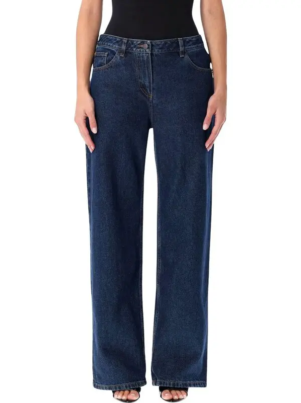 Magda Butrym Straight Leg Jeans - Blue