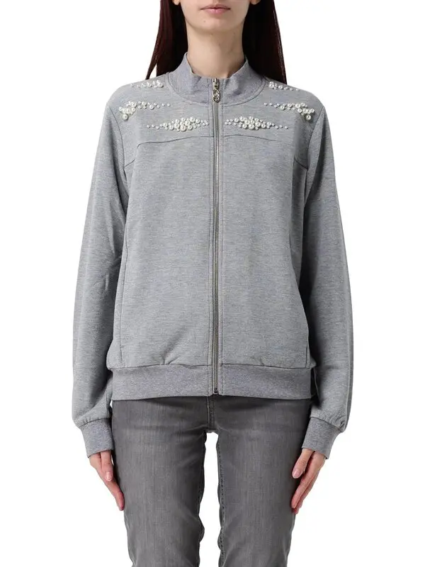Liu Jo Embellished Sweatshirt - Grey