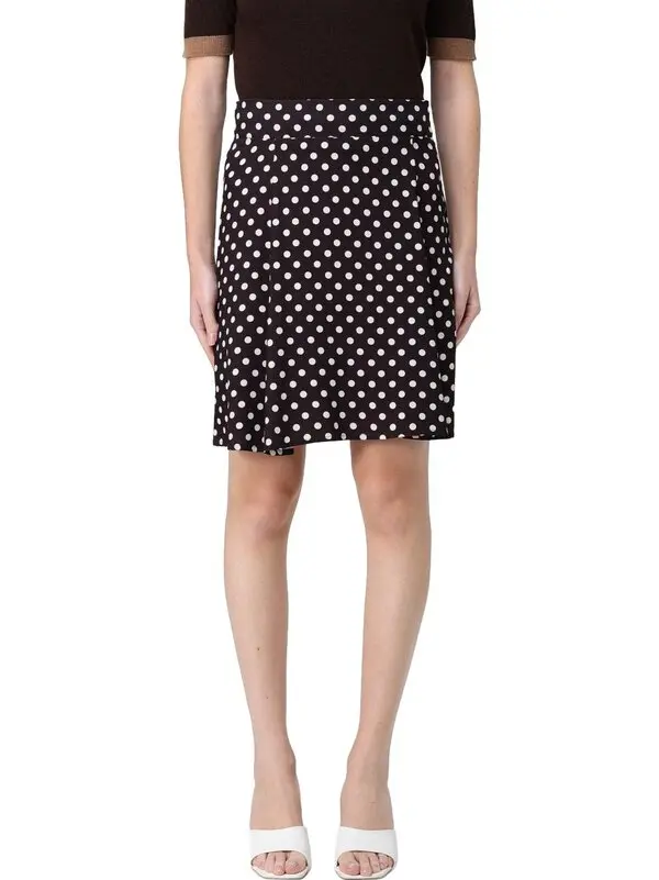 MAR DE MARGARITAS Polka Dot Skirt - Black