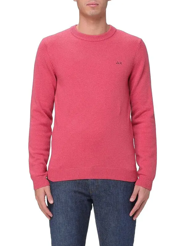 SUN 68 Pullover Sweater - Coral