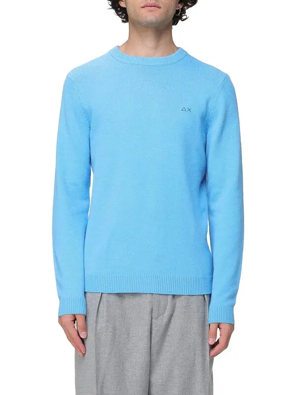SUN 68 Pullover Sweater - Gnawed Blue