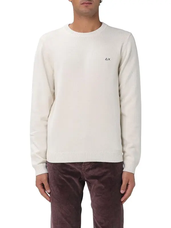 SUN 68 Pullover Sweater - White