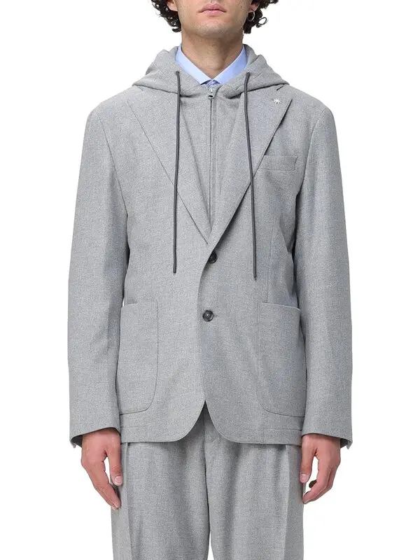 MANUEL RITZ Hooded Jacket - Grey