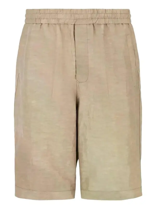 Giorgio Armani Elasticated Shorts - Neutrals