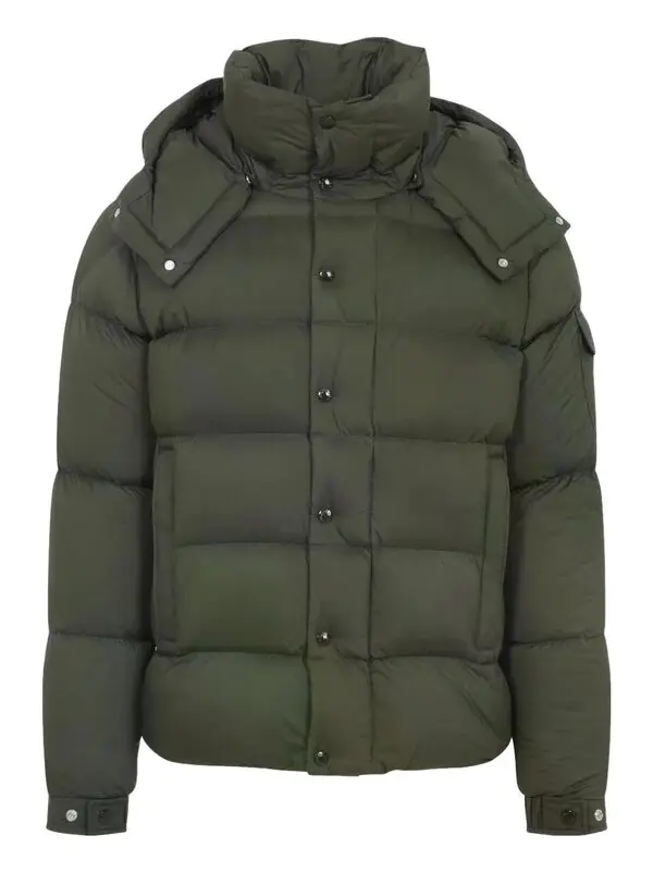 Moncler Button Hooded Jacket - Green
